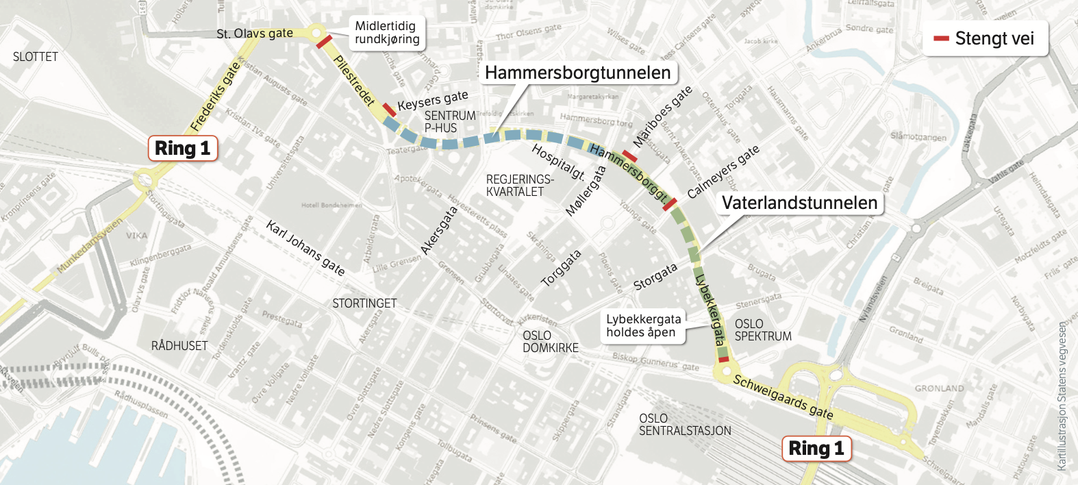 Ring 1 er stengt fra 1. juli | Bama Storkjøkken